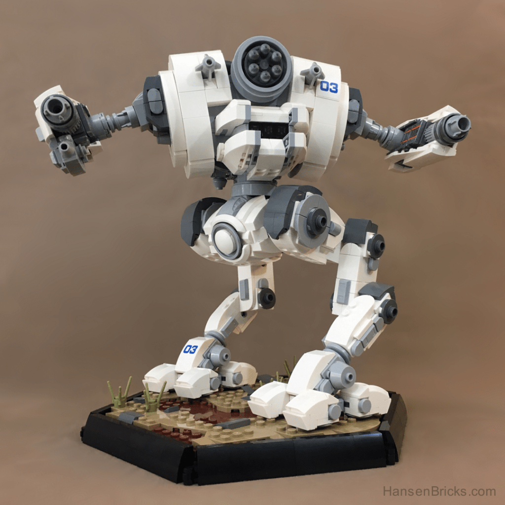 Lego Battletech (Mechwarrior): Uziel 'Mech – HansenBricks.com