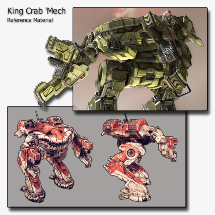 Lego Battletech (Mechwarrior): King Crab ‘Mech – HansenBricks.com