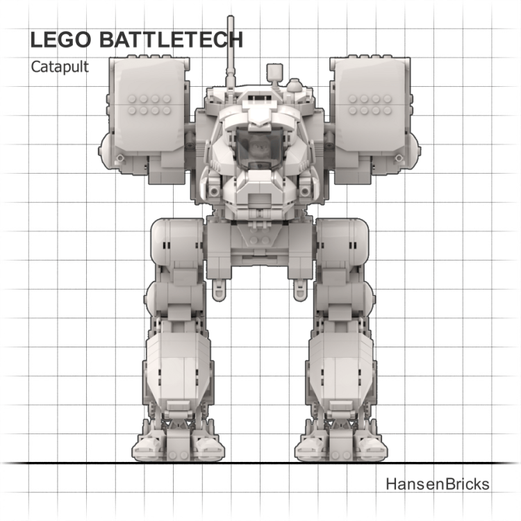 Lego Battletech (Mechwarrior): Catapult ‘Mech – HansenBricks.com